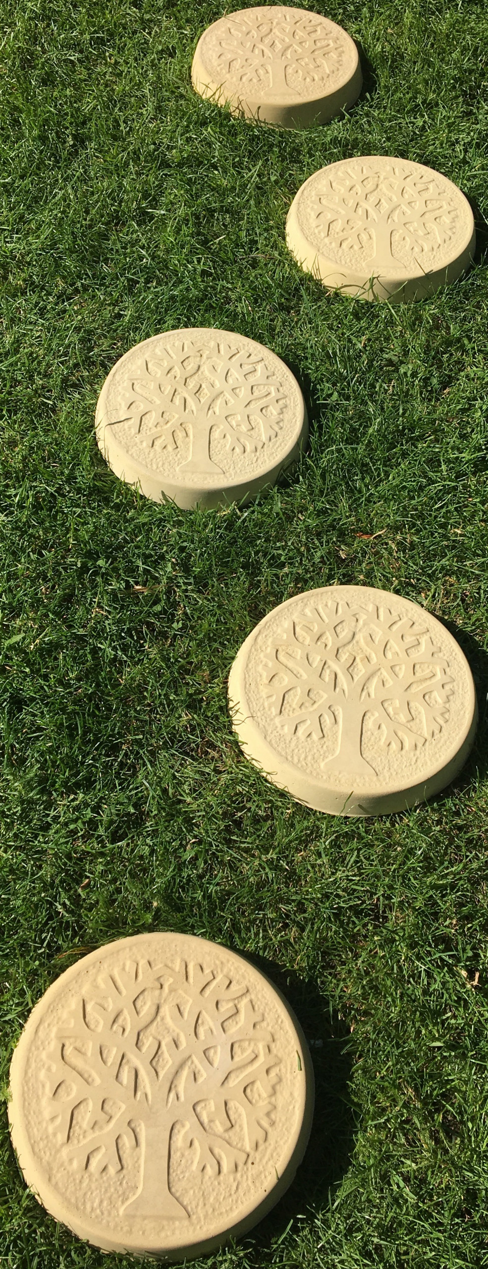 Tree of Life Stepping Stones - Hand cast by FunkyRustics