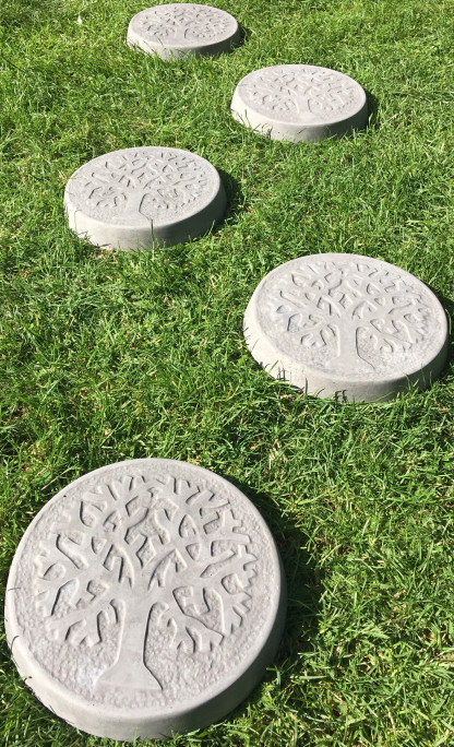 Tree of Life Stepping Stones - Hand cast by FunkyRustics