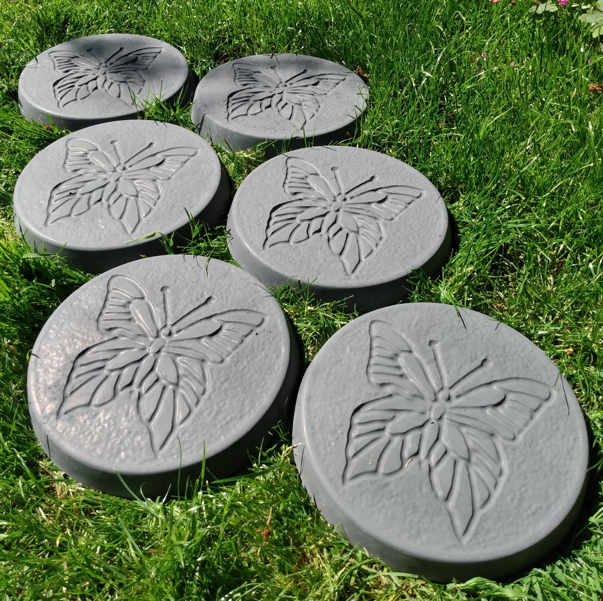 Decorative Butterfly Stepping Stones - (Pack of 6)