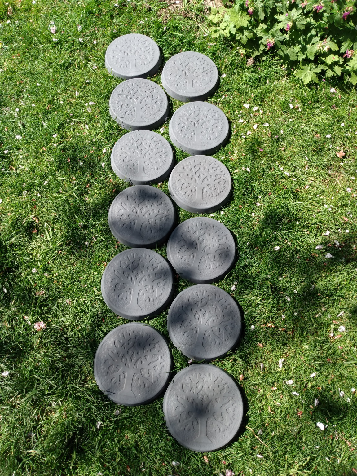 Decorative Tree-Of-Life Stepping Stones - (Pack of 6)