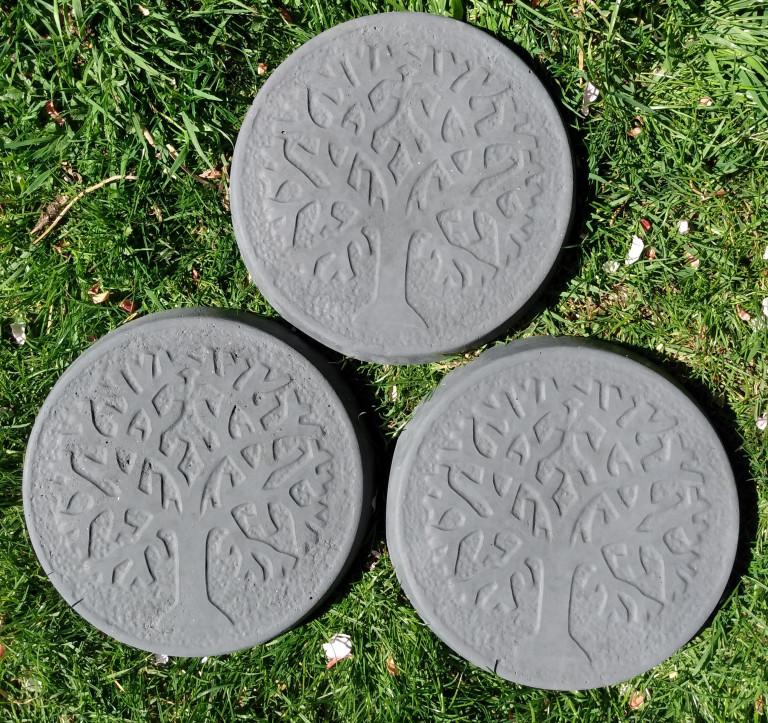 Decorative Tree-Of-Life Stepping Stones - (Pack of 6)