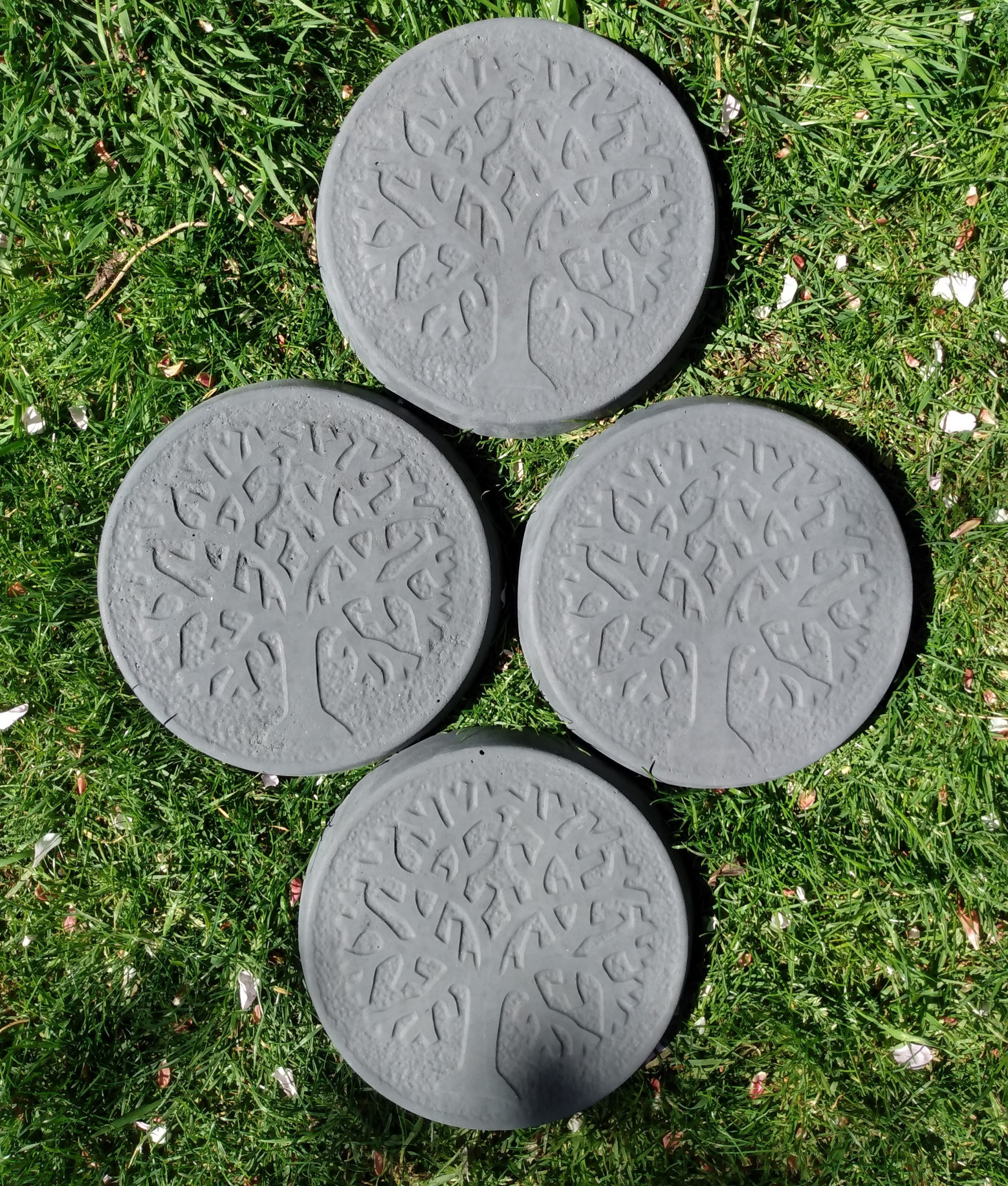 Decorative Tree-Of-Life Stepping Stones - (Pack of 6)