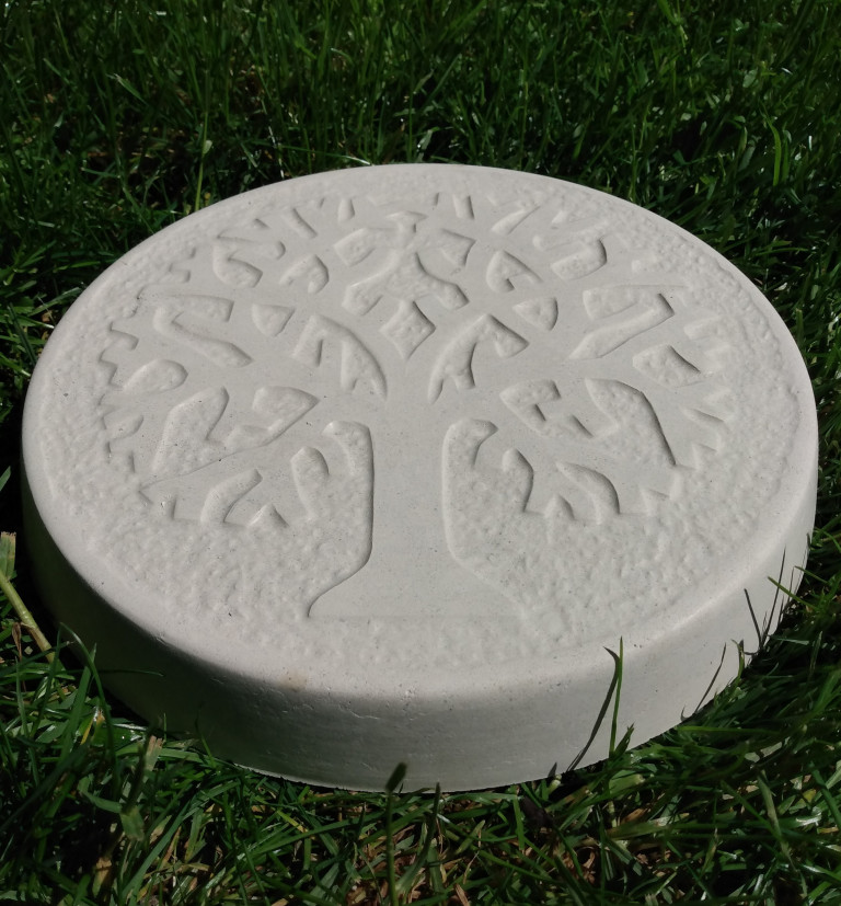 White Tree-Of-Life Stepping Stones - (Pack of 6)